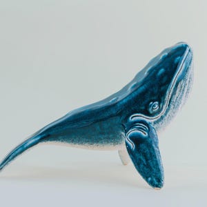 Humpback Whale Ceramic Sculpture - Perfect Gift for Couples, It ...