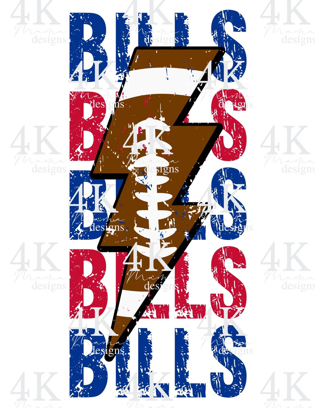 Bills Football Team PNG: Sublimation Design (digital Download) - Etsy