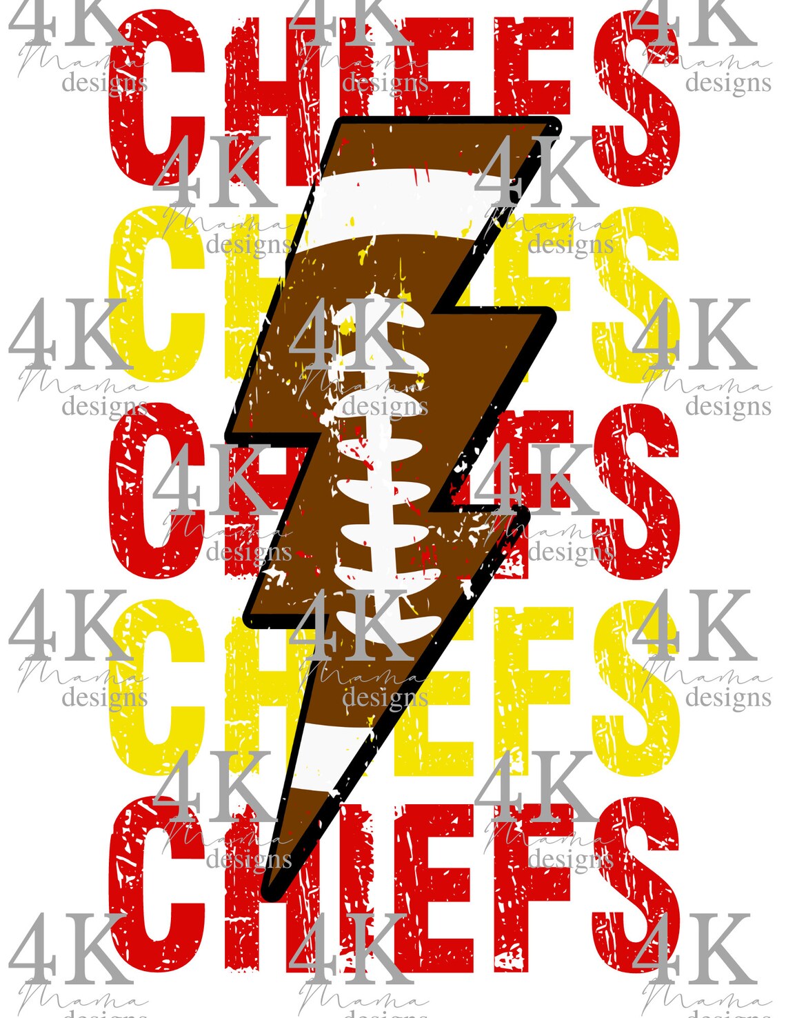 Chiefs PNG, Chiefs Sublimation Design, Sublimation, Football Team Png ...
