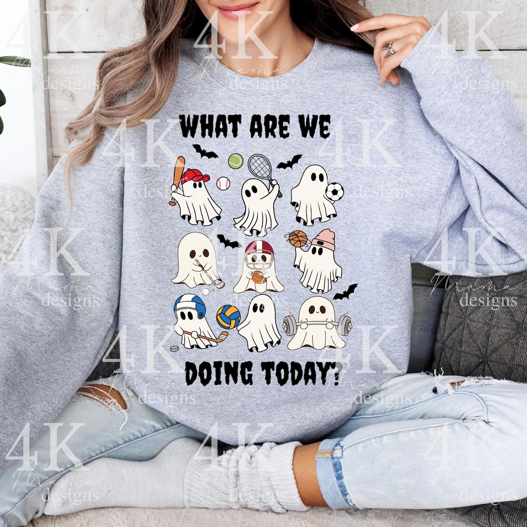 Ghost PE Teacher Sports Design (PNG, Sublimation) - Etsy