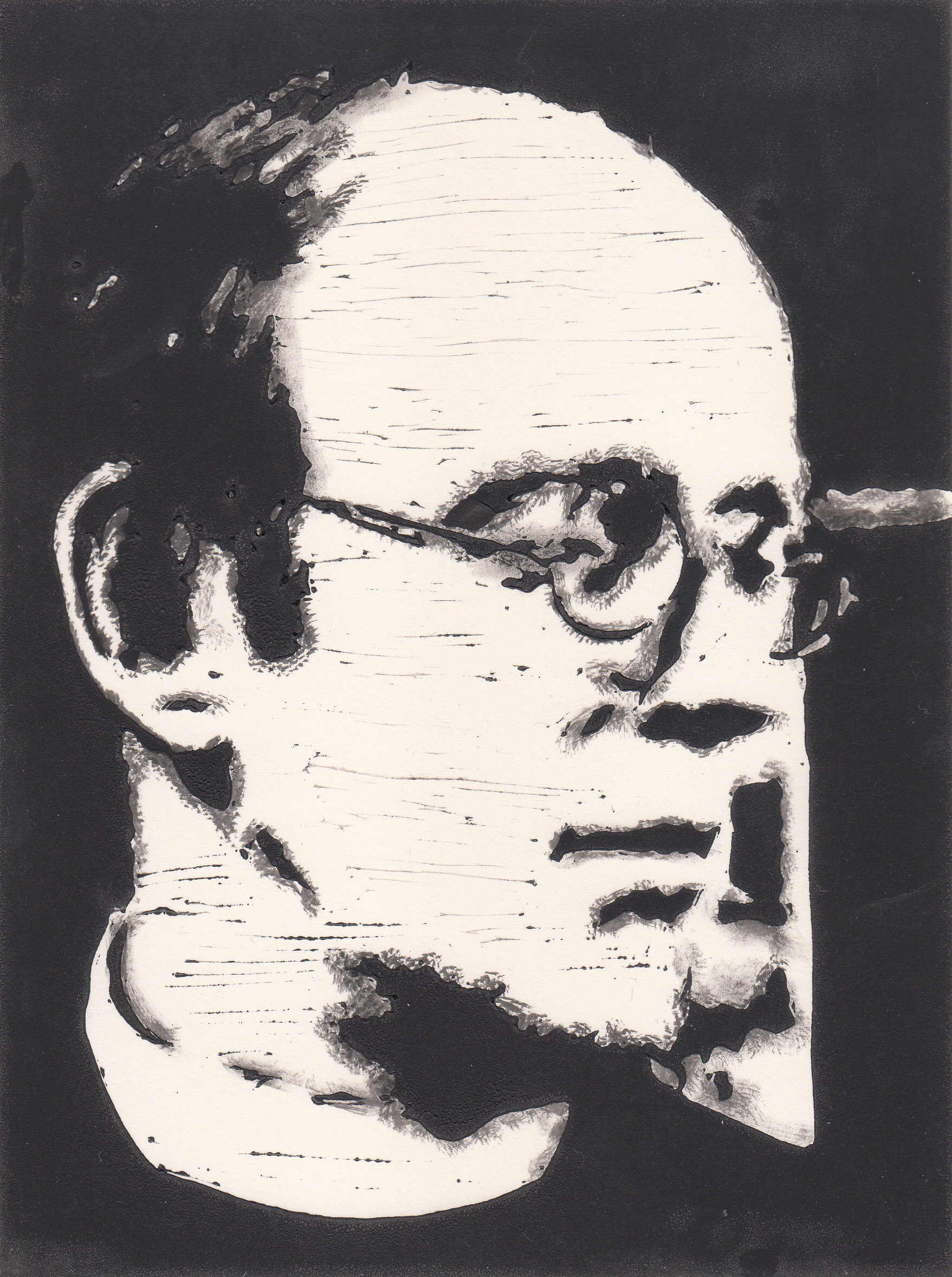 Révérend Timothy Farthing (Frank Williams) Impression Lino en édition ...