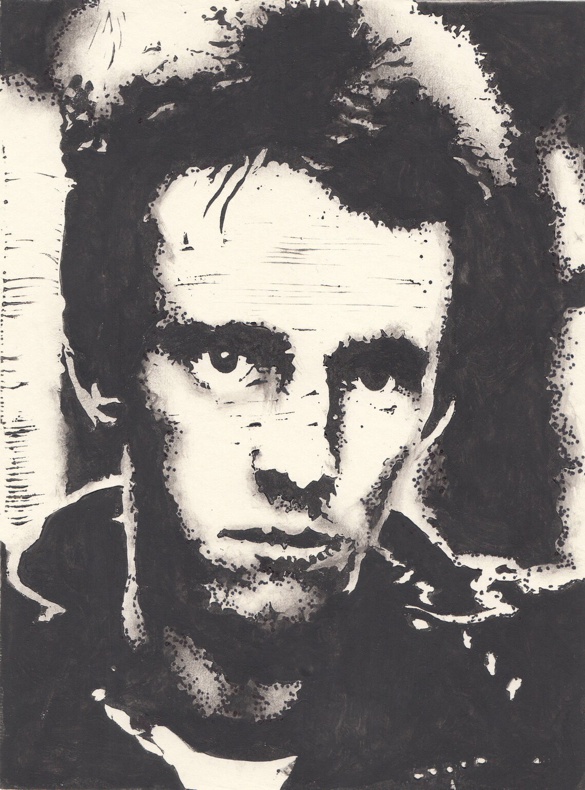 Topper Headon (the Clash) Lino Print 15cm X 20cm. Limited Run of 30 - Etsy