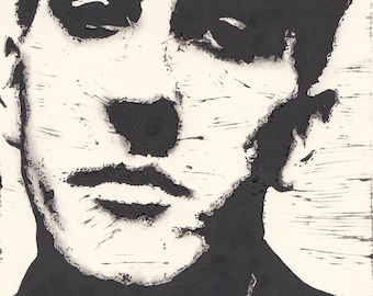 Terry Hall the Specials 2019 Lino Print 15cm X 20cm. Limited Run of 30 ...