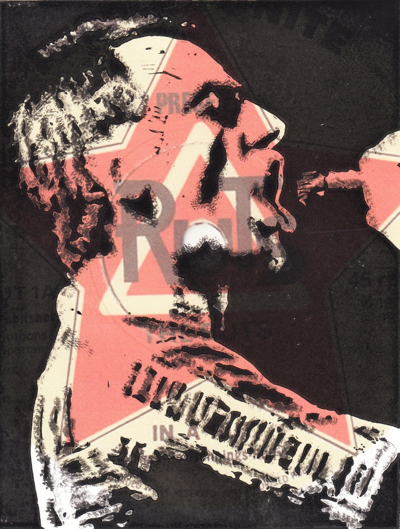 Malcolm Owen (the Ruts) Lino 15cm X 20cm - Limited Run of 30 - Etsy