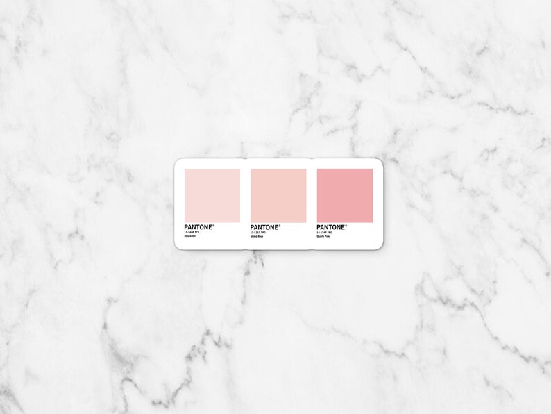Pink Pantone Gradient Waterproof Vinyl Sticker Laptop Decal - Etsy