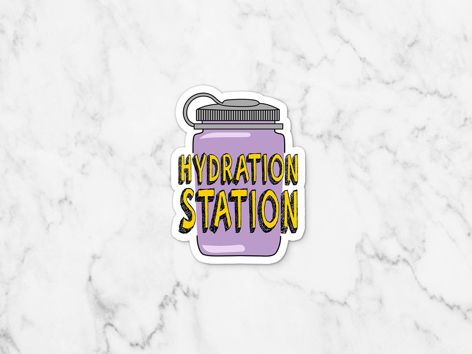Hydration Station Waterproof Vinyl Sticker Laptop Decal - Etsy