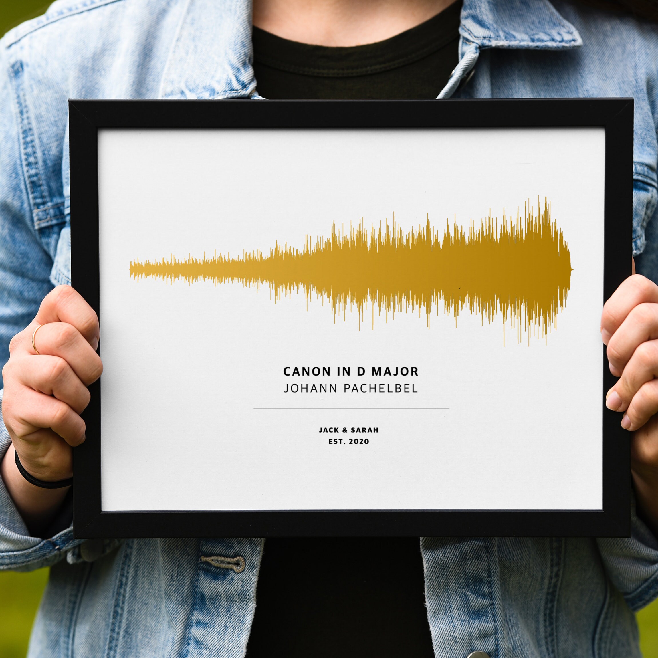 Custom Sound Wave Art Personalised Your Song First Dance - Etsy UK