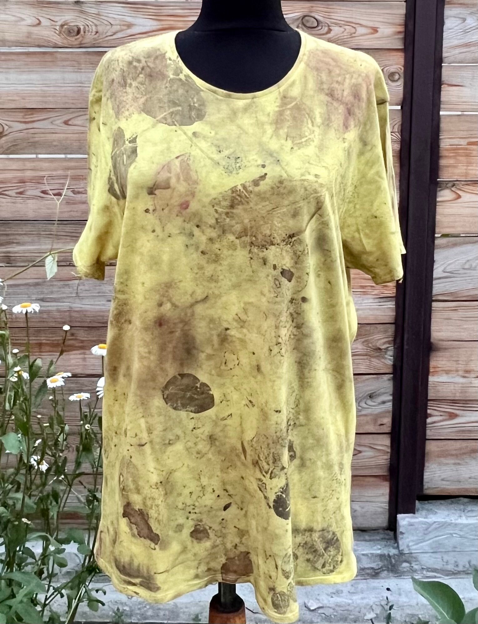 T-shirt Eco Print From the Collection “urban Botany”of Oksana_cha ...
