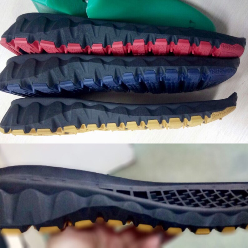 Shoe soles.Rubber TR flexible shoes from skin felt and | Etsy