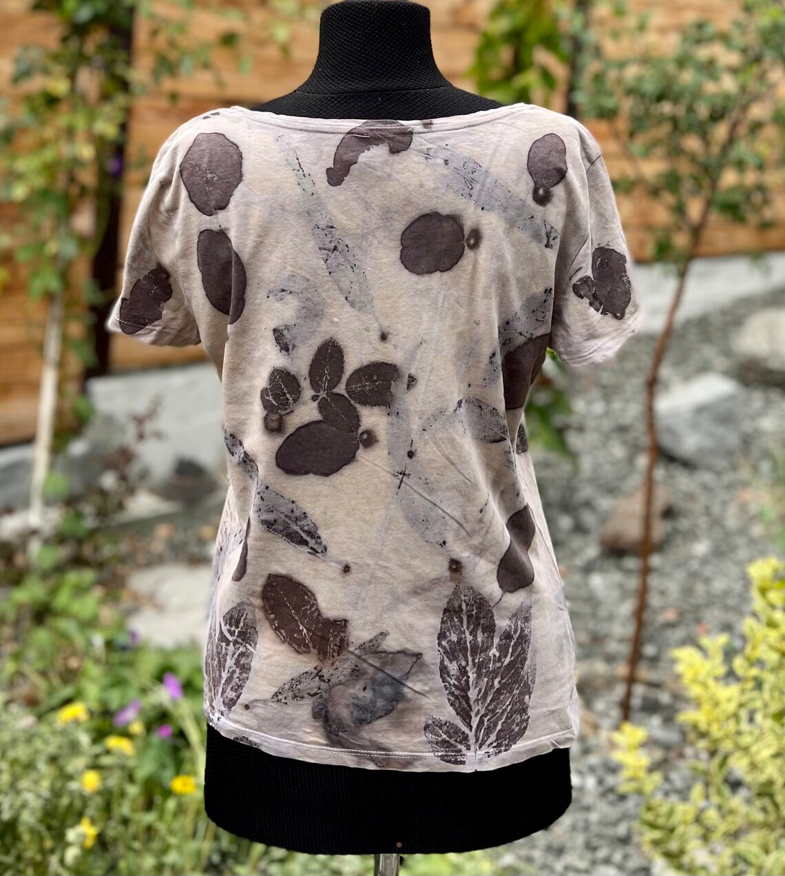 T-shirt Eco Print From the Collection “urban Botany”of Oksana_cha ...