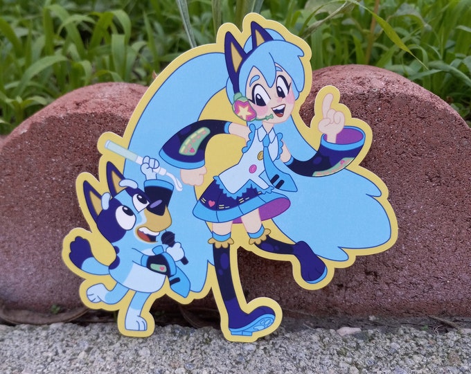 BLUEY X VOCALOID PRINTS - Etsy Canada