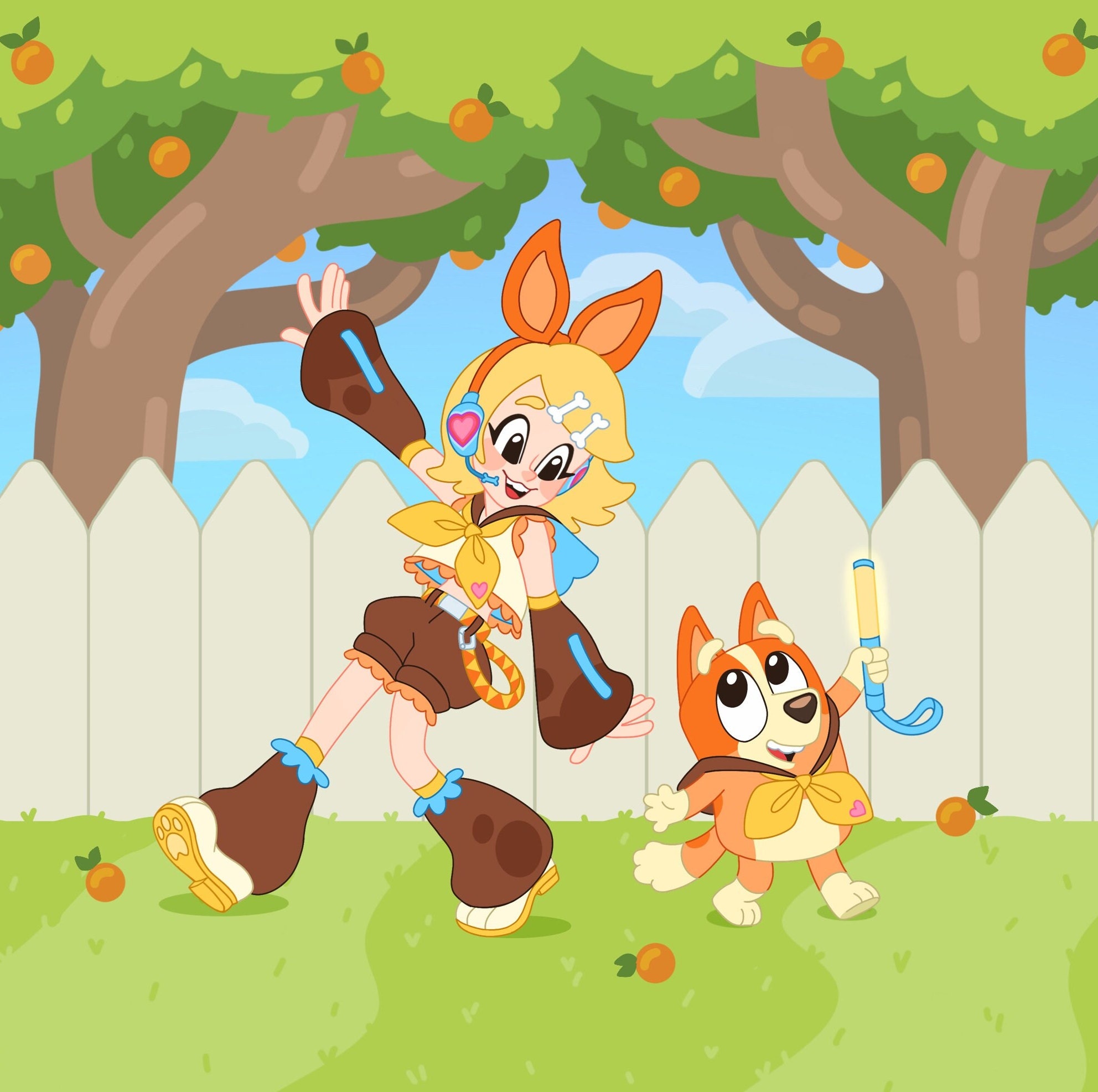 BLUEY X VOCALOID PRINTS - Etsy