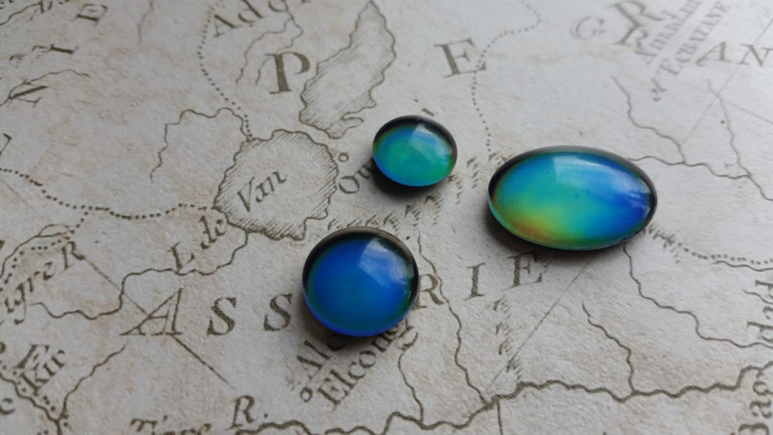 Mood Stones Mood Cabochons Mood Ring Colour Change 30x40 | Etsy