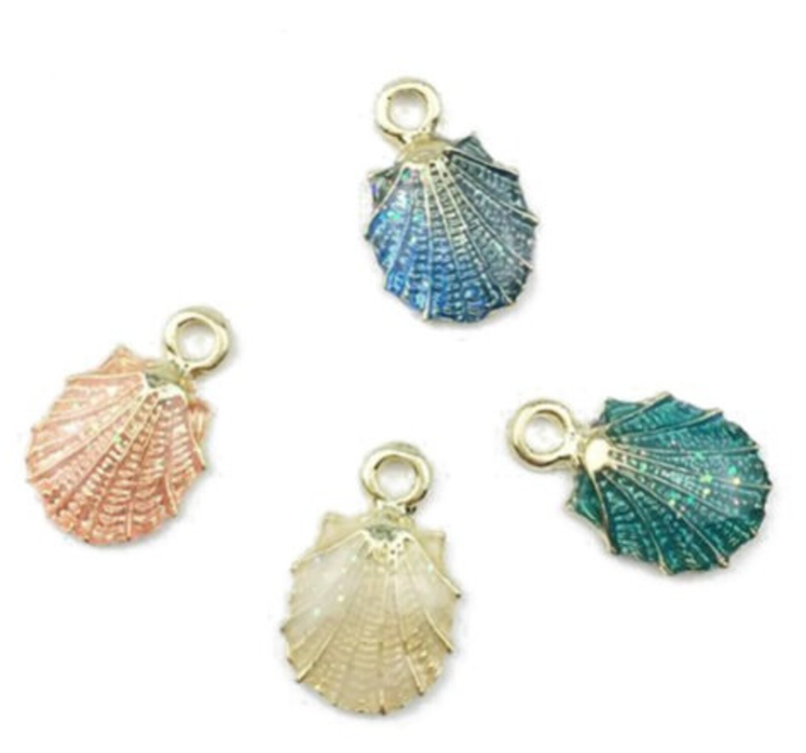 Shell Charms, Beach Charms, Ocean Charms, Shell Jewellery, Shell ...