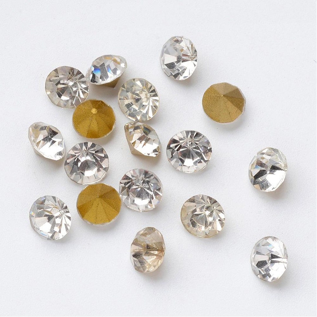 Chatons, Clear Chaton, Rhinestones, Pointed Stones, Jewellery Stones ...