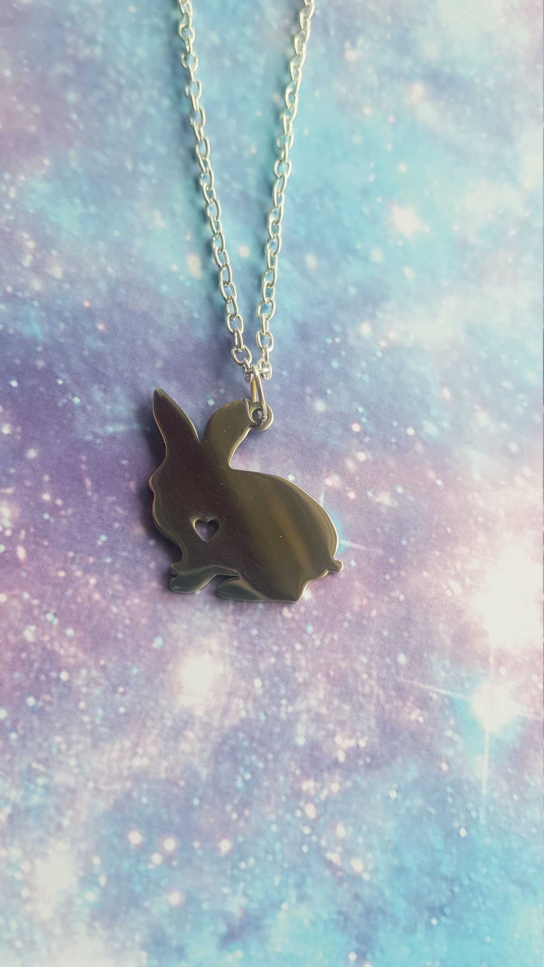 Rabbit Necklace, Rabbit Pendant, Rabbit Jewellery, Rabbit Gift, Bunny ...