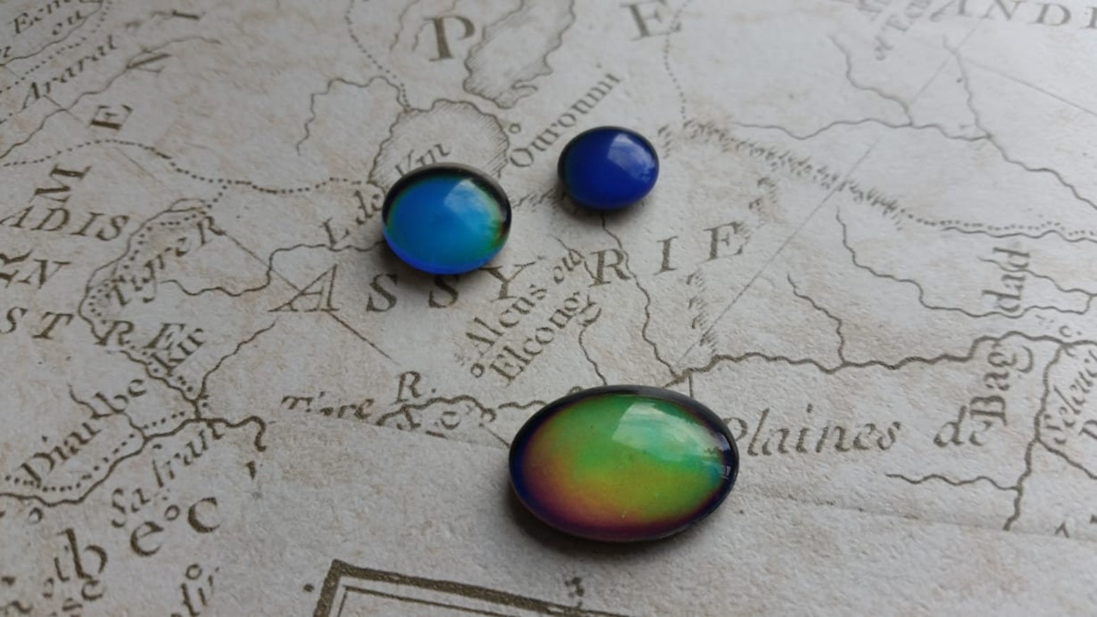 Mood Stones Mood Cabochons Mood Ring Colour Change 30x40 | Etsy