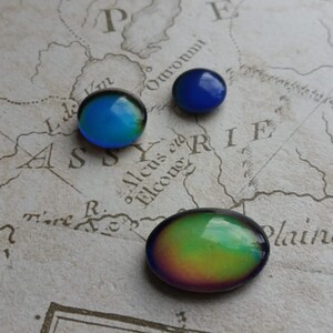 Mood Stones Mood Cabochons Mood Ring Colour Change 30x40 | Etsy