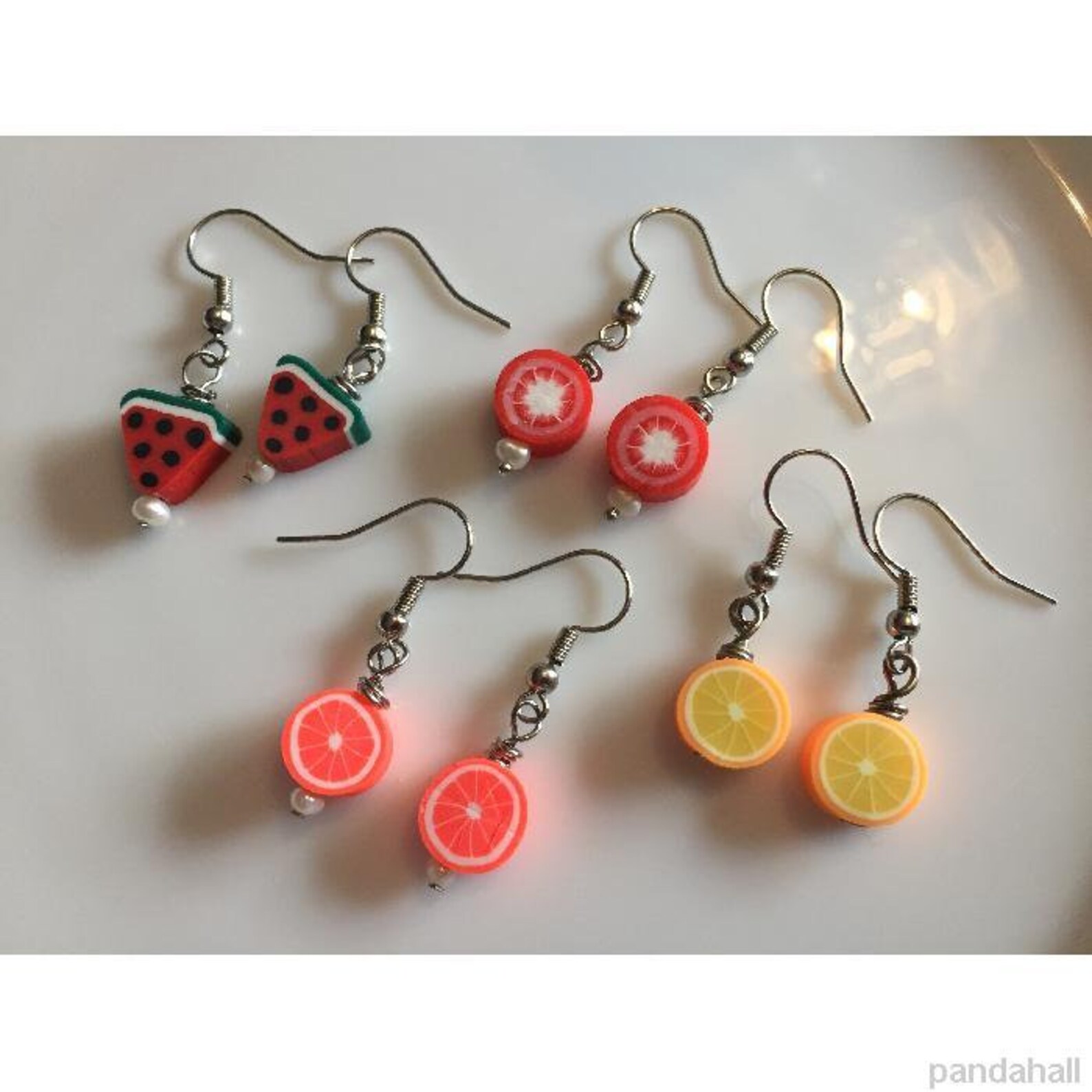 Fruit Beads Fruit Slices Fimo Fruit Polymer Beads Clay - Etsy UK