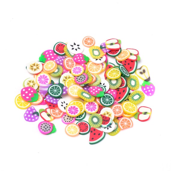 Fimo Shapes Fruit Slices Fimo Fruit Fimo Clay Miniature - Etsy