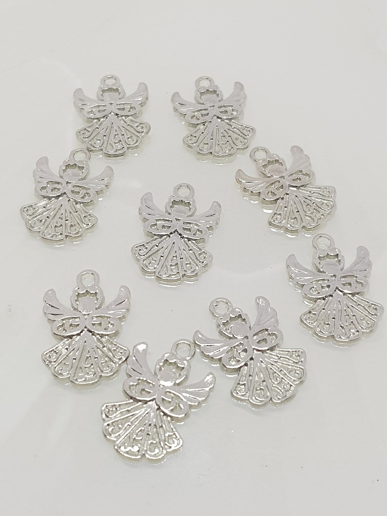 Angel Charms Angel Pendants Silver Angel Angel Jewellery - Etsy
