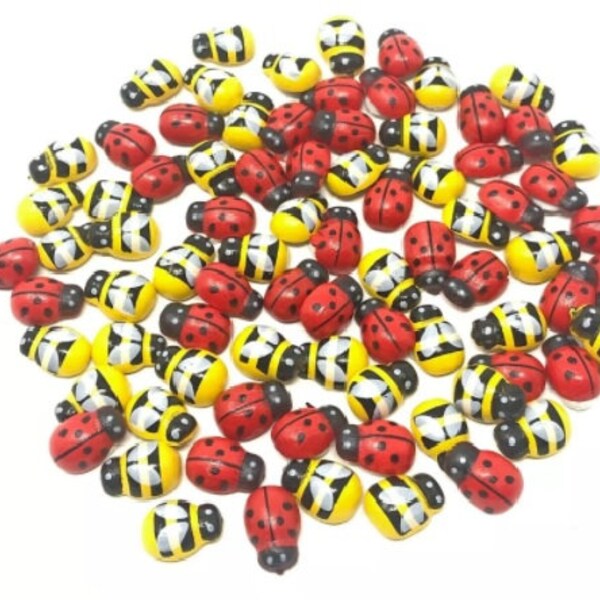 Wooden Lady Bug - Etsy