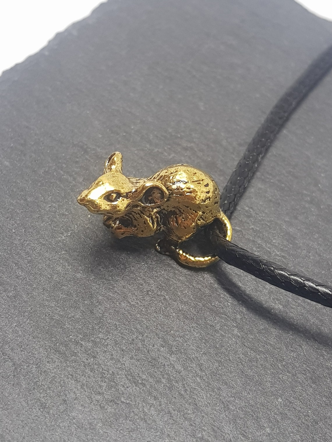 Rat Necklace Mouse Necklace Gold Rat Gift Rat Jewellery - Etsy UK