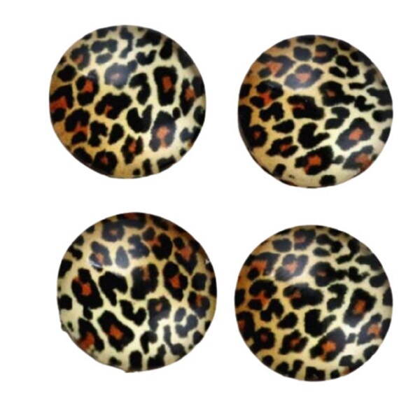 Leopard Print Cabochon Cheetah Cabochon 12mm Cabochon | Etsy