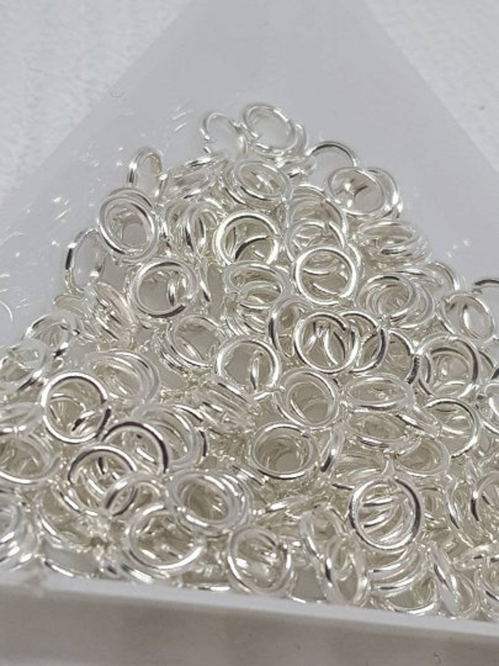 Silver Jump Rings 6mm Silver Jump Rings 6mm Split Rings | Etsy UK