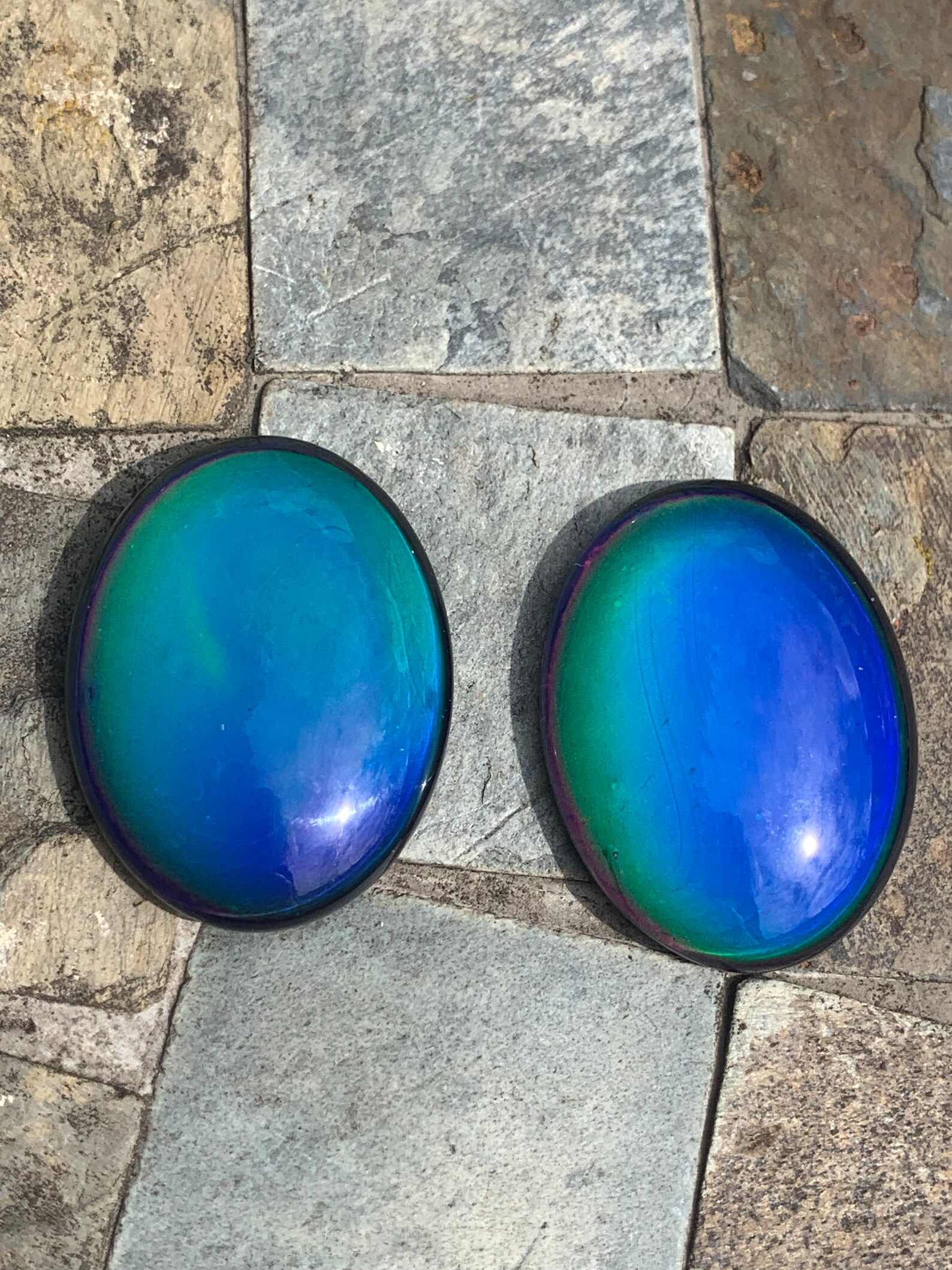 Mood Stones Mood Cabochons Mood Ring Colour Change 30x40 | Etsy