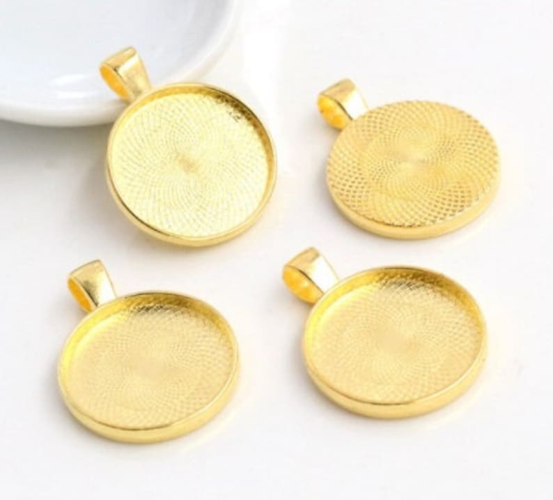 Cabochon Setting Silver Cabochon Setting 20mm Bezel 20mm - Etsy UK