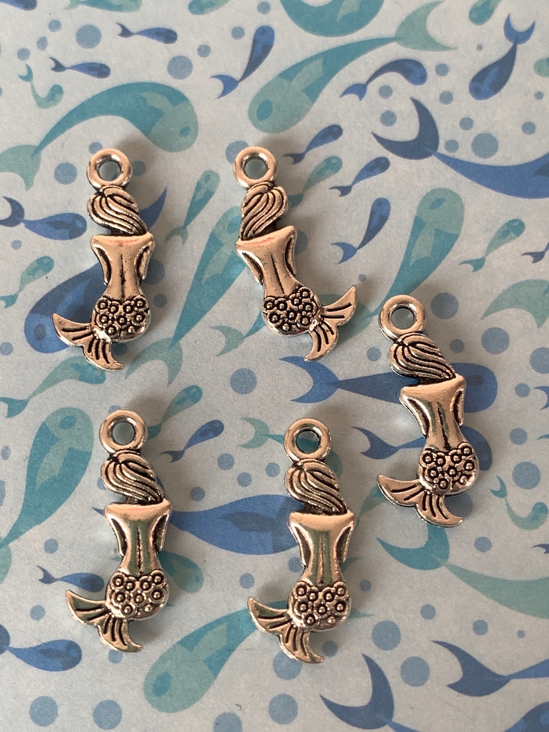 Mermaid Charms, Silver Mermaids, Mermaid Pendants, Under the Sea, Sea ...