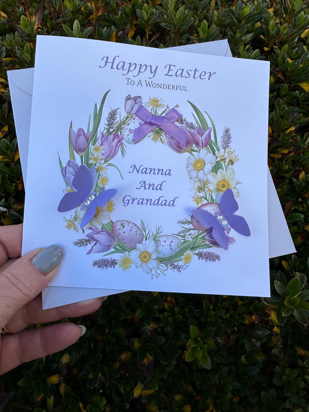 Personalised EASTER Card for Daughter, Niece, Granddaughter, Little ...