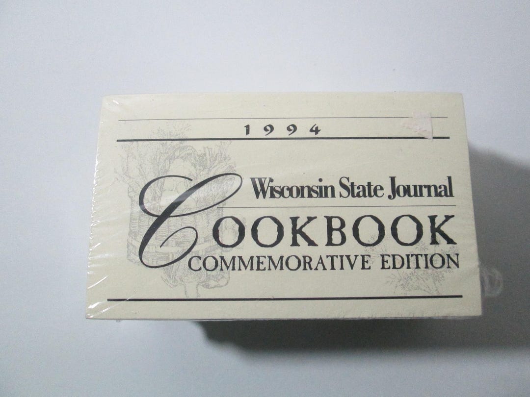 Vintage Recipe Cards Wisconsin Recipes / Wisconsin Cookbook ...