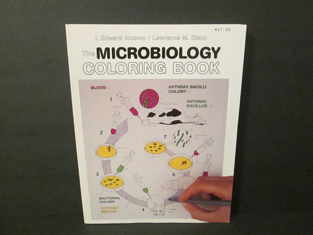 Science Coloring Book / the Microbiology Coloring Book / Vintage ...