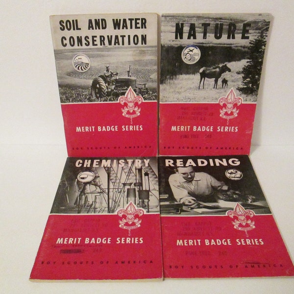 Merit Scout Badge Books - Etsy