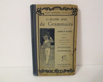 Antique Vintage French Book - Etsy