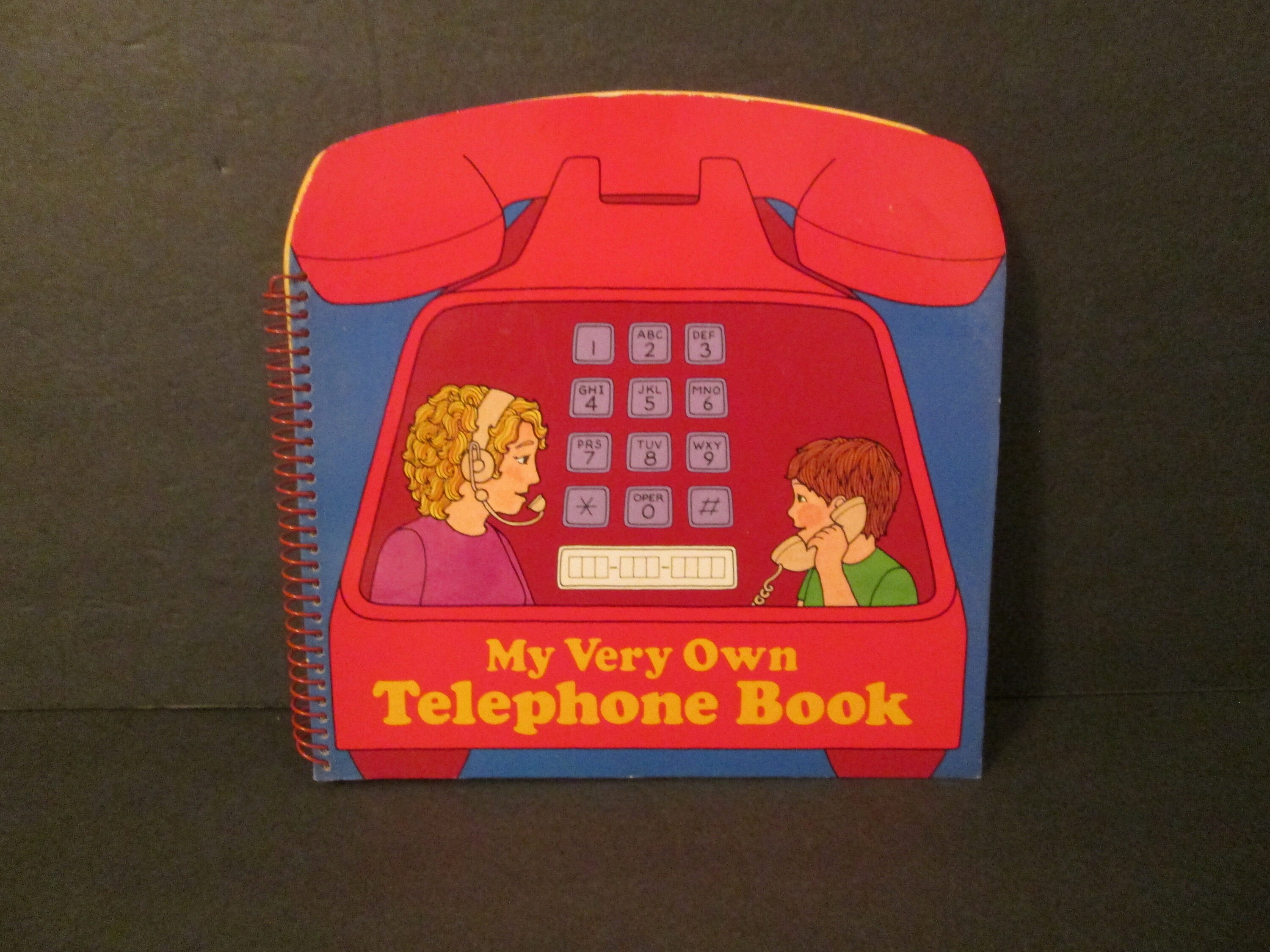 Vintage Telephone Book / My Very Own Telephone Book / Nancy Glazier ...