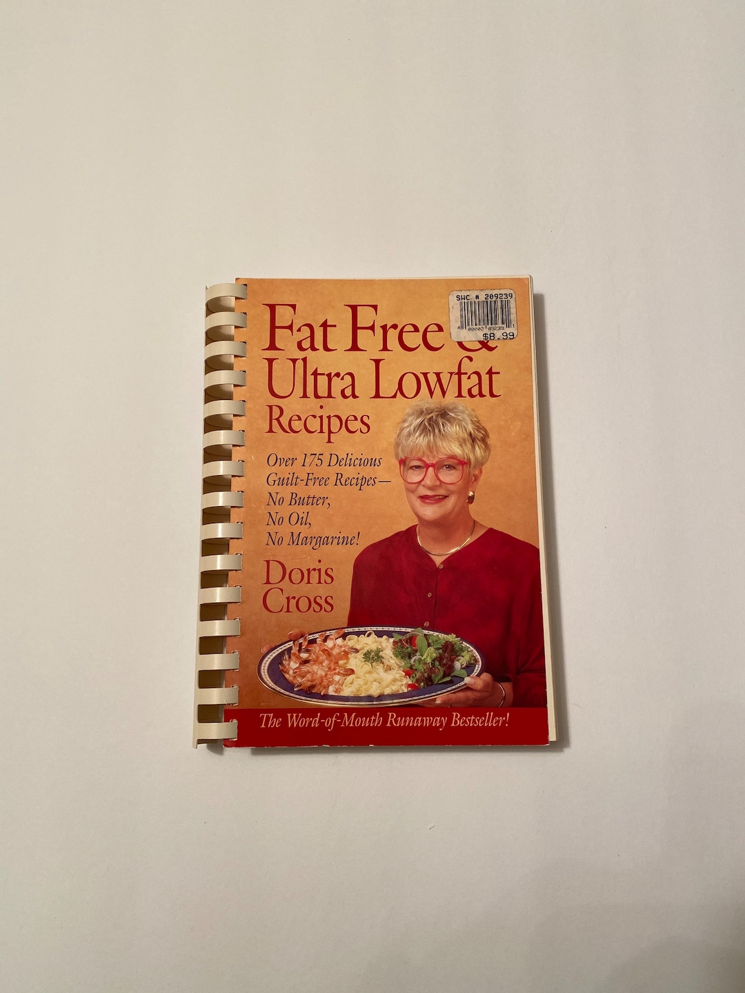 Vintage Low Fat Cookbook / Fat Free Ultra Lowfat Recipes by Doris Cross ...