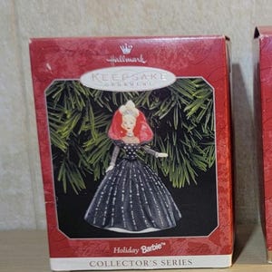 Vintage Hallmark Barbie Ornaments - Etsy