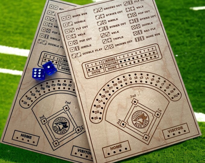 Hit a Home Run With Our Handmade Baseball Dice Game - Made in Canada ...