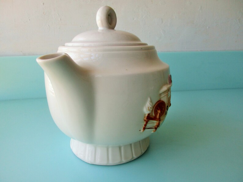 Ships FREE! 1930s Vintage Teapot Porcelier USA Full Size 6.5cup ...