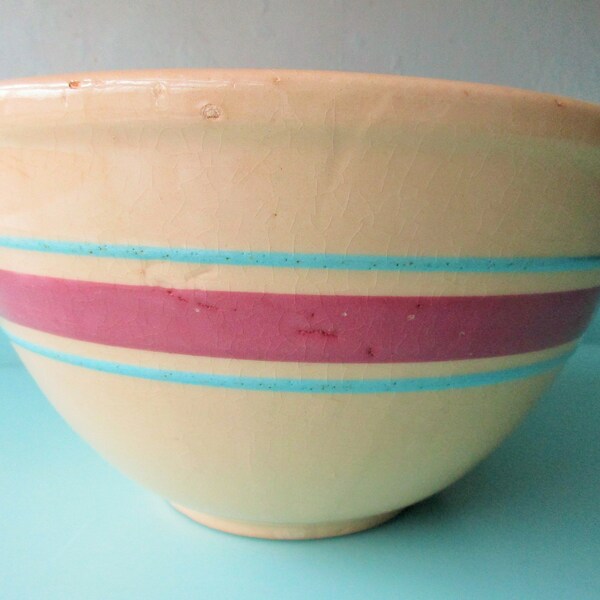 Yellowware Bowl - Etsy