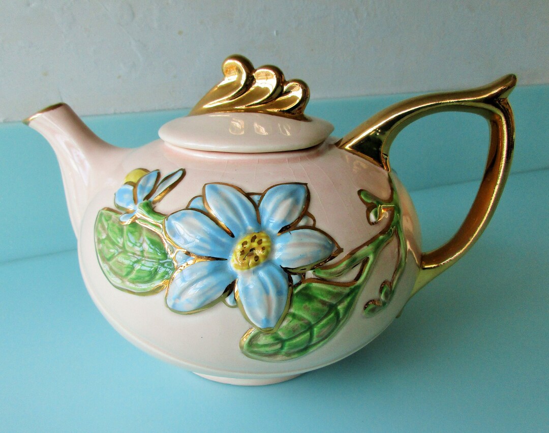 SHIPS FREE 1940s Hull Pottery Teapot H20 6-1/2h Rare - Etsy