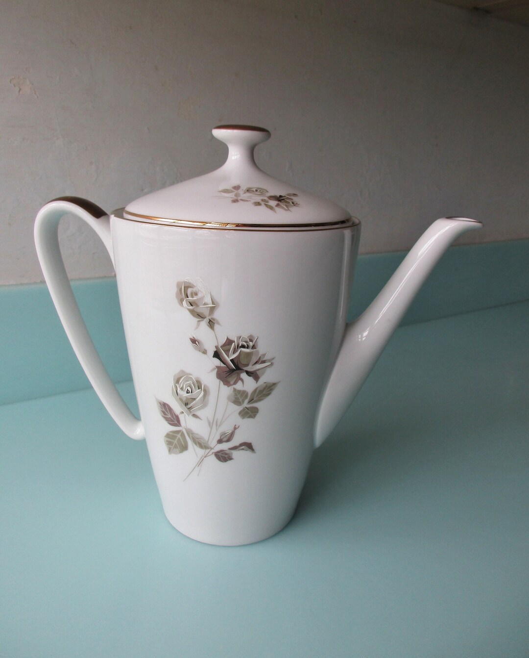 Ships FREE 6cup Edelstein Bavaria Coffee Pot German Porcelain Large ...