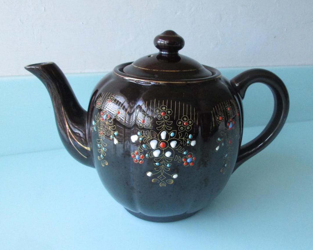 Ships FREE! 6 Cup Rockingham Red Clay Teapot Japan 'brown Betty' Teapot ...