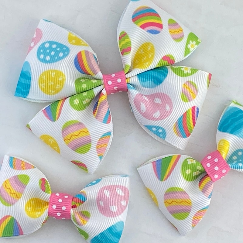 Easter Hair Bows - Etsy