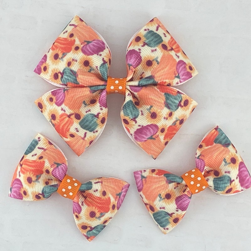Fall Hair Bow - Etsy