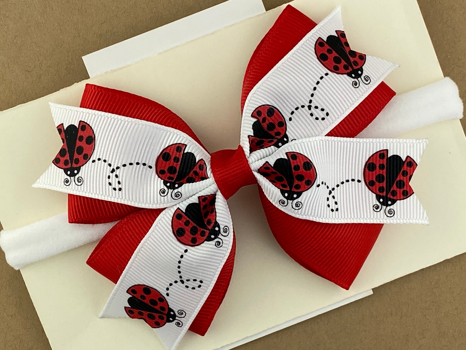 Ladybug Hair Bow Ladybug Hair Clip Ladybug Bow Ladybug - Etsy