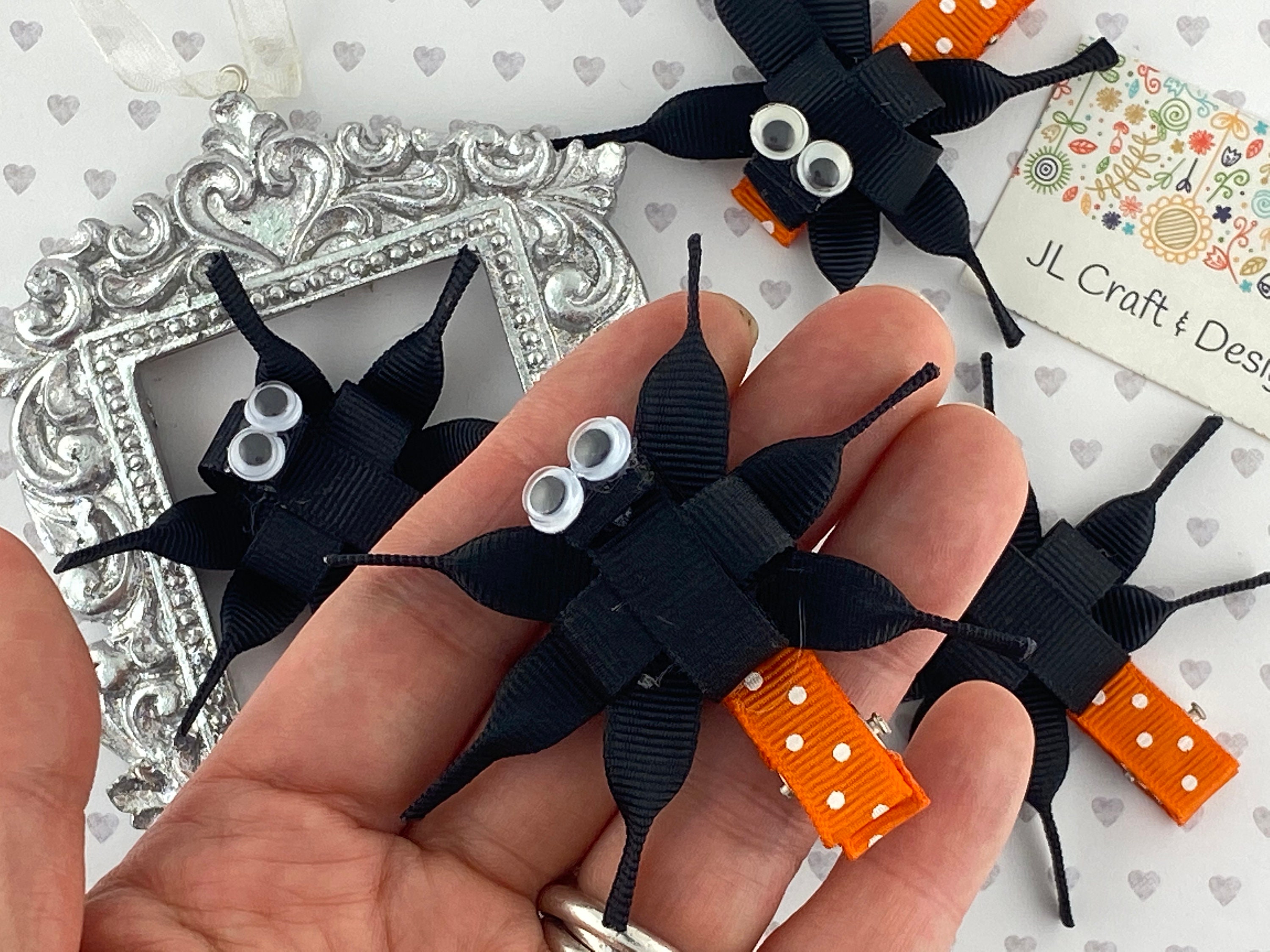 Spider Hair Bow, Spider Hair Bow, Halloween Hair Bow, Girls Hair Bow ...